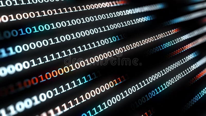 Binary Code in Blue Colour - Abstract Speed Motion in a Tunnel Design ... Binary Code in Blue Colour - Abstract Speed Motion in a Tunnel Design ...