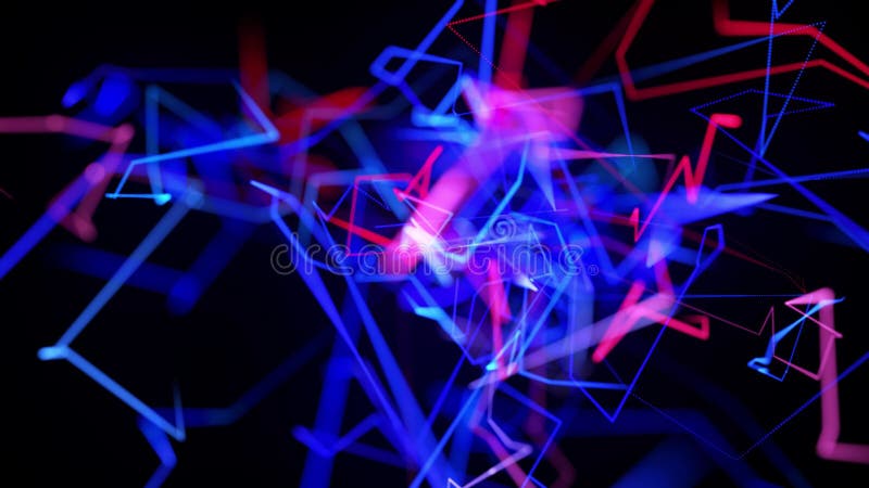 Intricate 4K Motion Graphics: a Visual Representation of Data ...