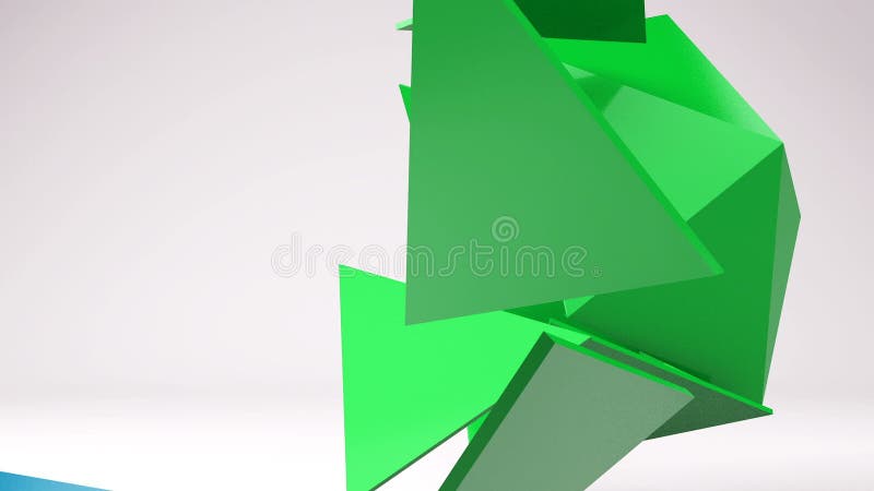 Motion Graphics of 3d Abstract Geometric Shape Transformation ...