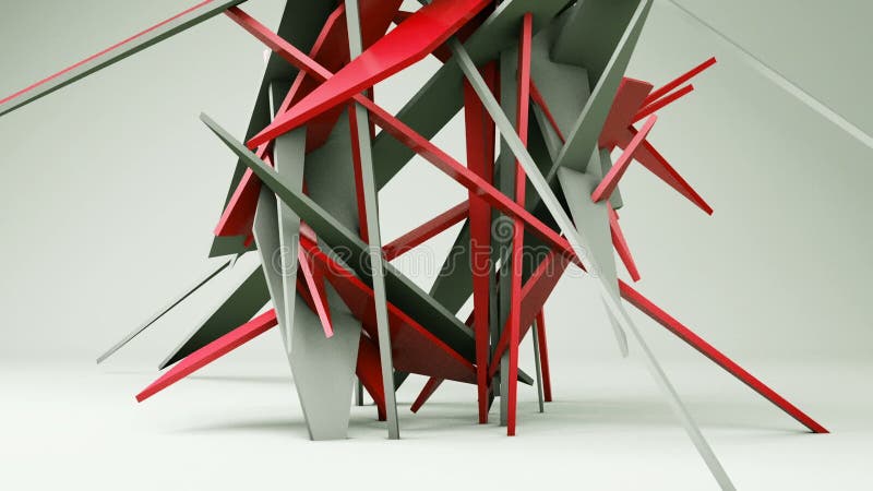 Motion Graphics of 3d Abstract Geometric Shape Transformation ...