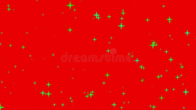 Motion Graphics of the Twinkle Glitter Star Sparkling Behind Red ...