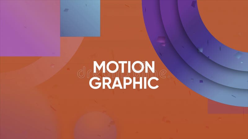 Motion Graphics and Web Design Concept. Motion. Geometric Background ...
