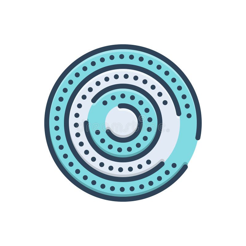 Color Illustration Icon for Motion, Speed and Rotate Stock Vector ...