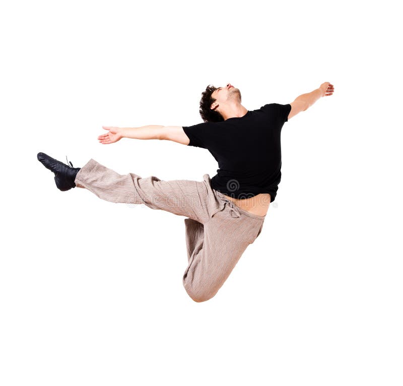 In motion jump 8 stock image. Image of modern, moving - 15865465