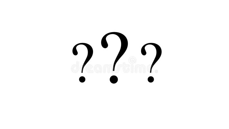 Animated Question Marks. Motion. 4k. Stock Footage - Video of mark ...