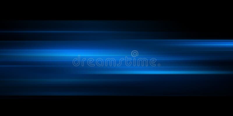 Motion Light Effect for Banners. Blue Lines Stock Illustration ...