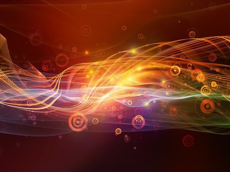 Motion of Light stock illustration. Illustration of sine - 204031066