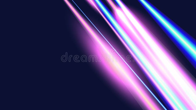 Motion Lighting Effects. Fast High Speed Lines Stock Illustration ...