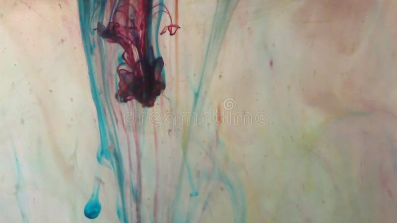 Mixing Vibrant Color of Beautiful Effects Comes on Everywhere Drifting ...