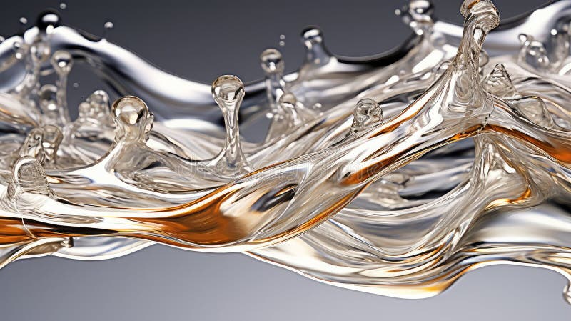 Motion Liquid Silver Metal Drop Stock Illustration - Illustration of ...