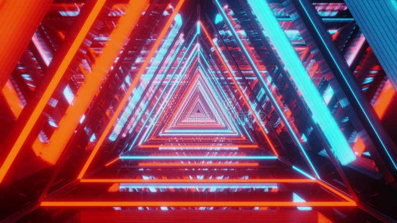 Motion Loop Abstract 3D Space Background Sci-Fi Stock Footage - Video ...