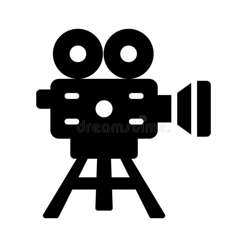 Motion Movie, Film and Cinema Camera with Vector Stock Vector ...