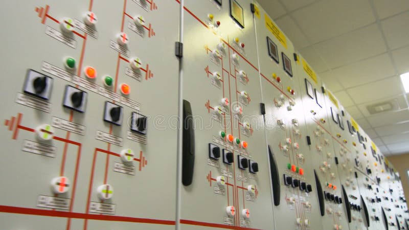 Motion Past Modern Transformers Switch Boards Stock Footage - Video of ...