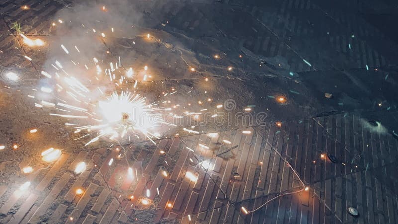 Motion Picture of a Circulating Sparkling Chakkar Stock Image - Image ...