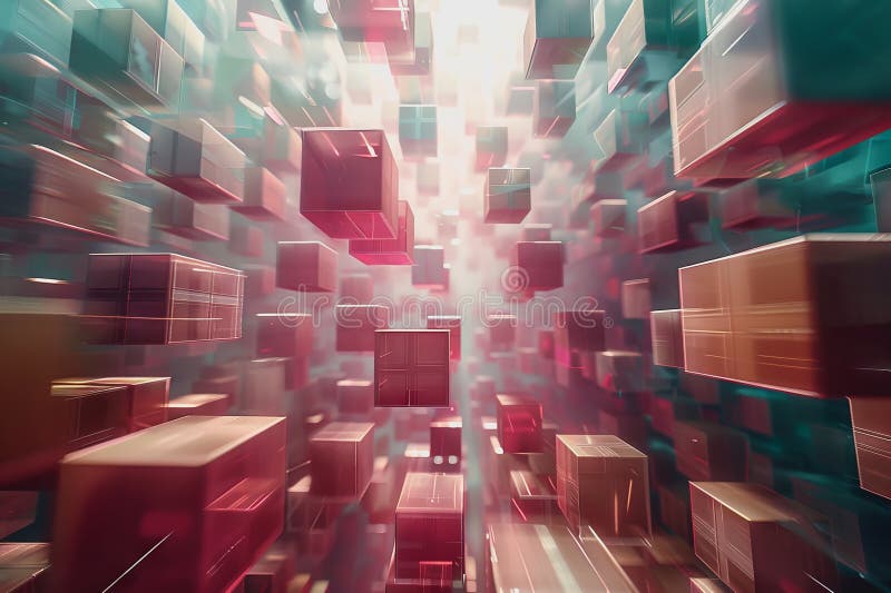 Motion Rectangular Shaped Packages Transported Via a Logistics System ...