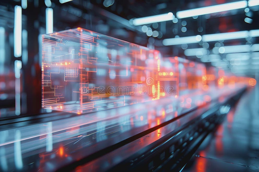 Motion Rectangular Shaped Packages Transported Via a Logistics System ...