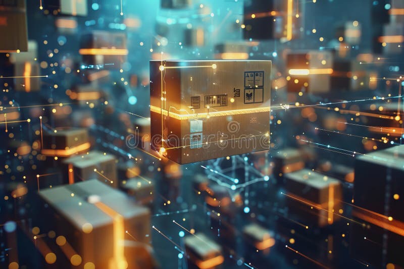 Motion Rectangular Shaped Packages Transported Via a Logistics System ...