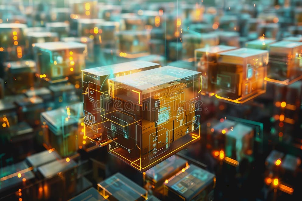 Motion Rectangular Shaped Packages Transported Via a Logistics System ...