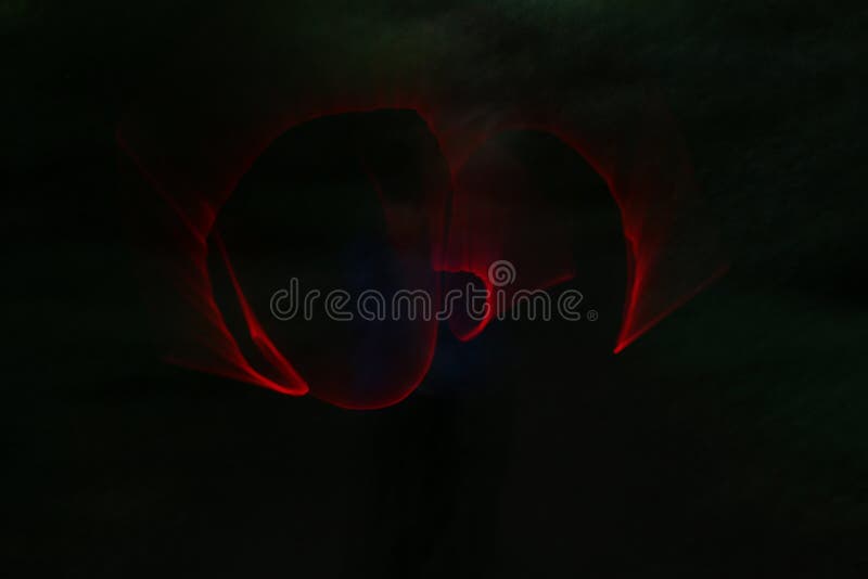 Red Electromagnetic Emission Light Stock Image - Image of dark ...