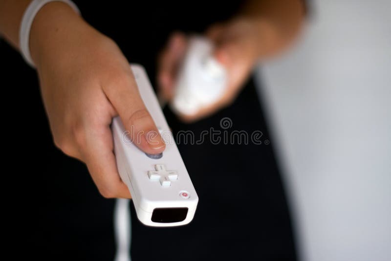 Motion Sensing Controller and Attachment Editorial Stock Image - Image ...