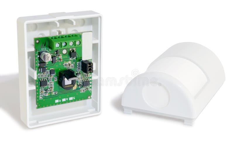 Motion sensor alarm stock photo. Image of motion, object - 31810328