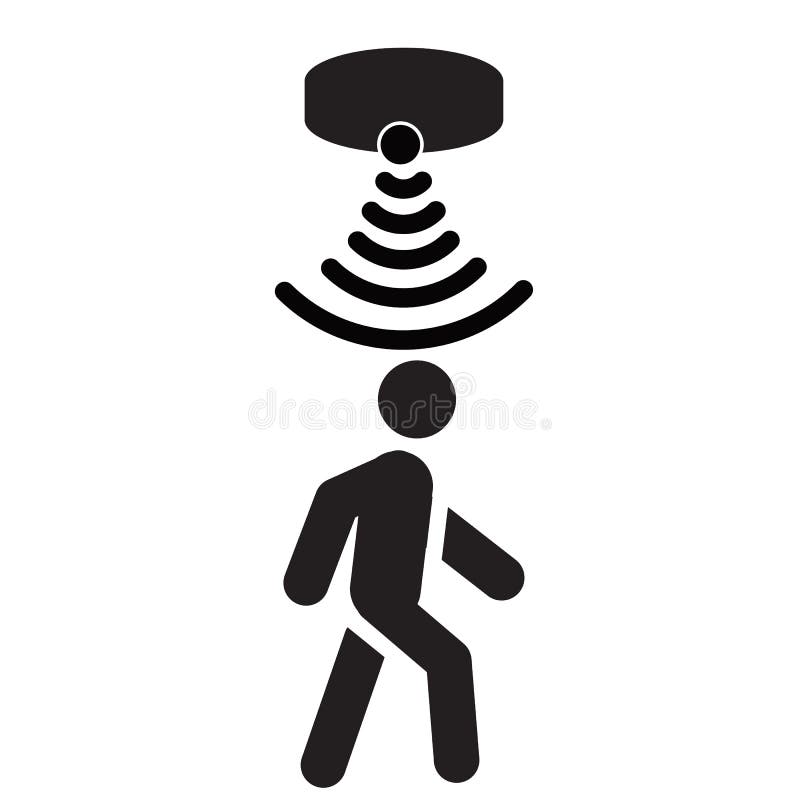 Sensor Detector CO2 Icon on White Background. Co2 Sensor Sign. Laser ...