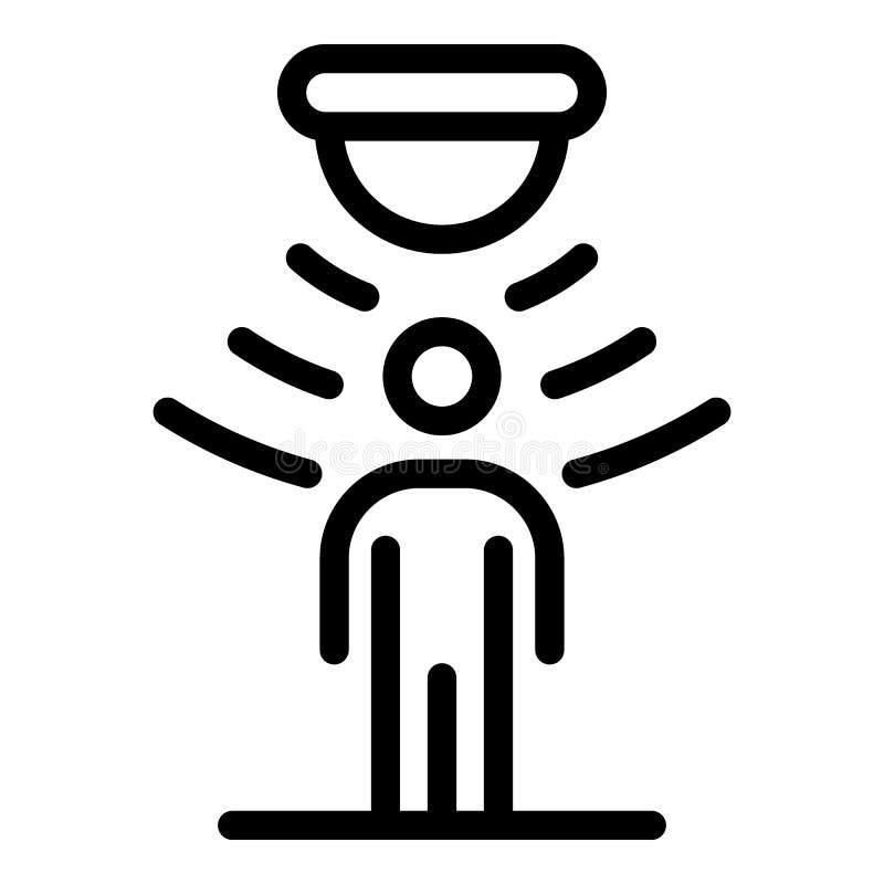 Man Motion Sensor Icon, Outline Style Stock Vector - Illustration of ... Man Motion Sensor Icon, Outline Style Stock Vector - Illustration of ...