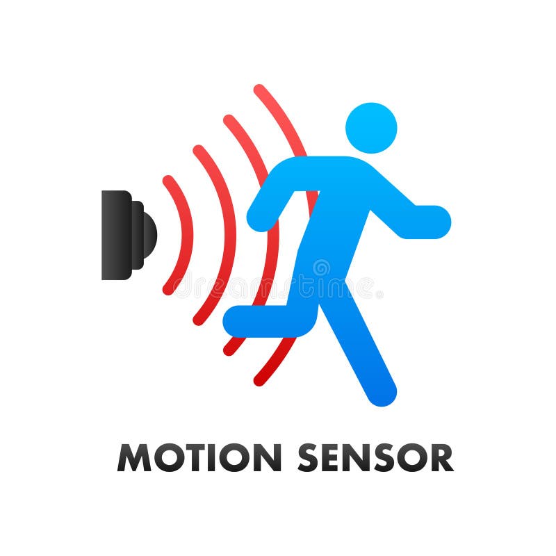 Motion Sensor Icon. Touch Signal. Motion Sensor Waves. Vector Stock ...