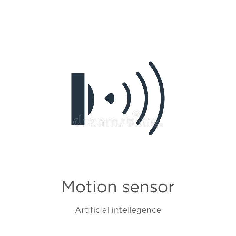 Motion Sensor Icon Vector. Trendy Flat Motion Sensor Icon from ...