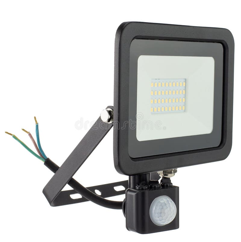 Led Lighting, Led Flood Light, Lamp Led, Isolated on White Background ...