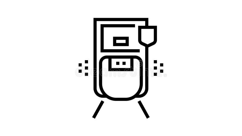 Motion Sensor Line Icon Animation Stock Video - Video of lined, sensor ...