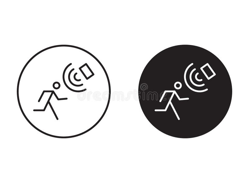 Motion Detection Symbol Stock Illustrations – 405 Motion Detection ...