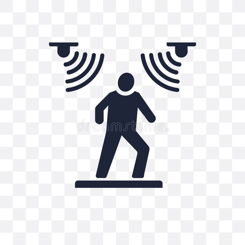 Motion Sensor Transparent Icon. Motion Sensor Symbol Design from Stock ...