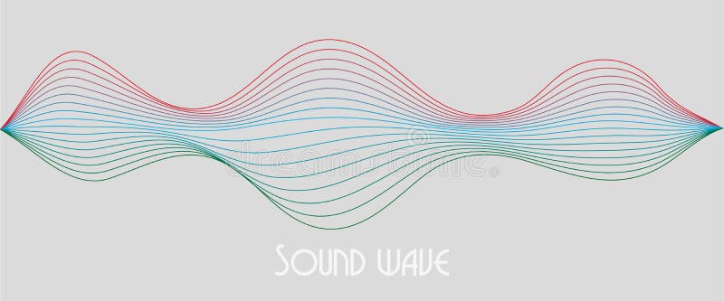 Motion Sound Wave Abstract Vector Background Stock Illustration ...