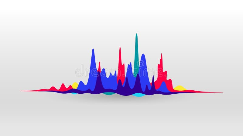 Motion Sound Wave Abstract Vector Background Stock Vector ...