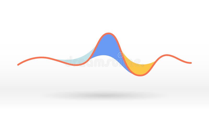 Motion Sound Wave Line and Curve Elements Abstract Stock Illustration ...