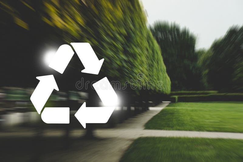 Recycle Sign, Empty Copy Space for Text. Recycle & Environment Stock ...