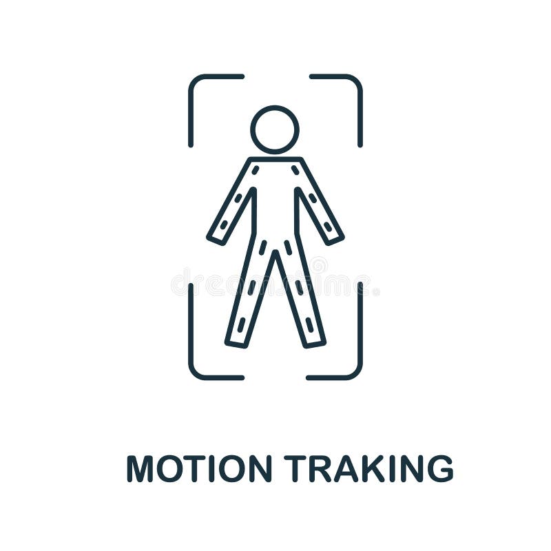 Motion Sensor Icon. Element. Motion Sensor Stock Vector - Illustration ...