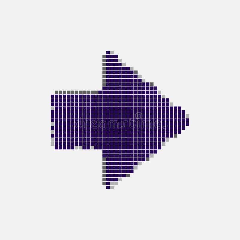 Motion Video Logo Pixel Design Template Stock Illustration ...