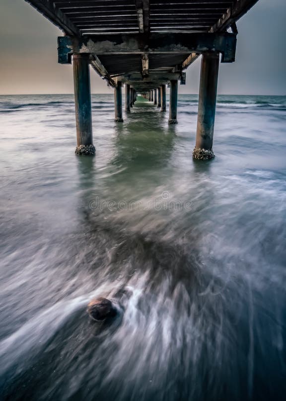 Motion stock image. Image of waves, jetty, motion - 125885423