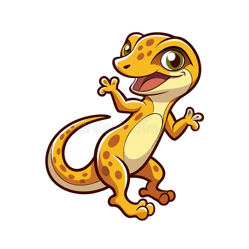 Gecko Composing Music Stock Illustrations – 2 Gecko Composing Music ...