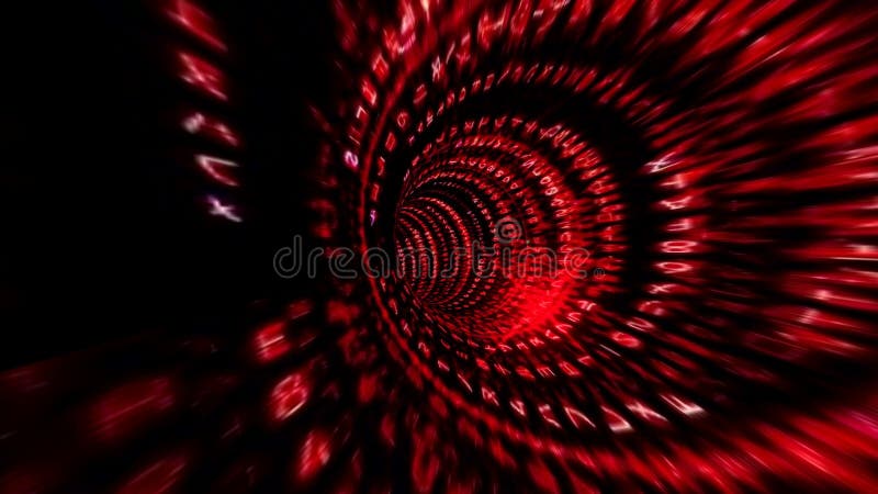 Motions with Matrix Style. Streaming Digital Data Vortex Stock Footage ...