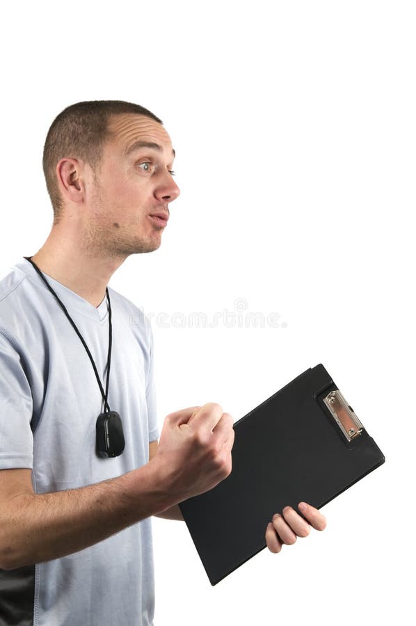 Friendly Coach stock photo. Image of goal, leader, positive - 4985854