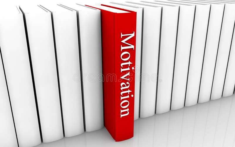 Motivation book stock illustration. Illustration of library - 44303822