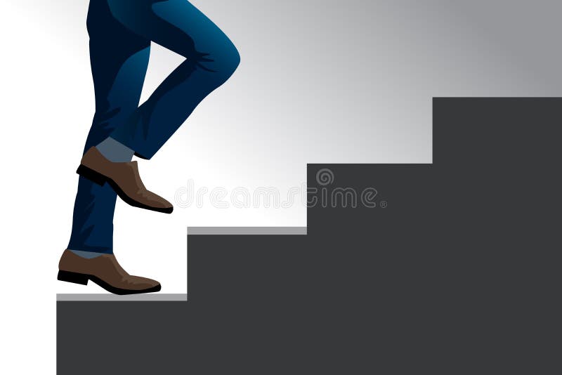 Motivation and Challenging Concept. Steps Forward into a Success. Low ...