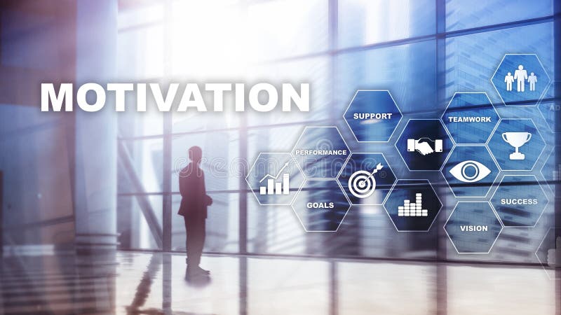 Motivation Concept with Business Elements. Business Team. Financial ...