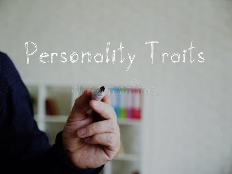 Motivation Concept Meaning Personality Traits with Sign on the Page ...