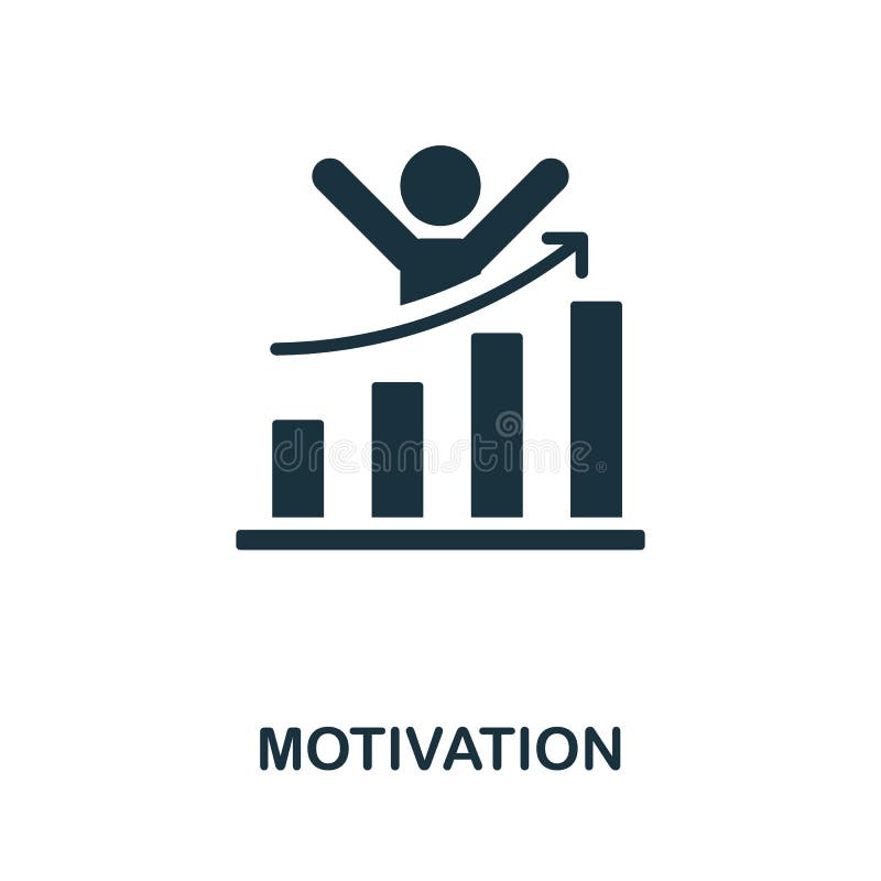Motivation Flat Icon. Colored Element Sign from Marketing Collection ...