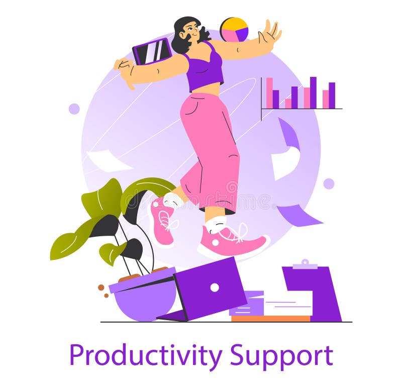 Motivation. Flat Vector Illustration Stock Vector - Illustration of ...