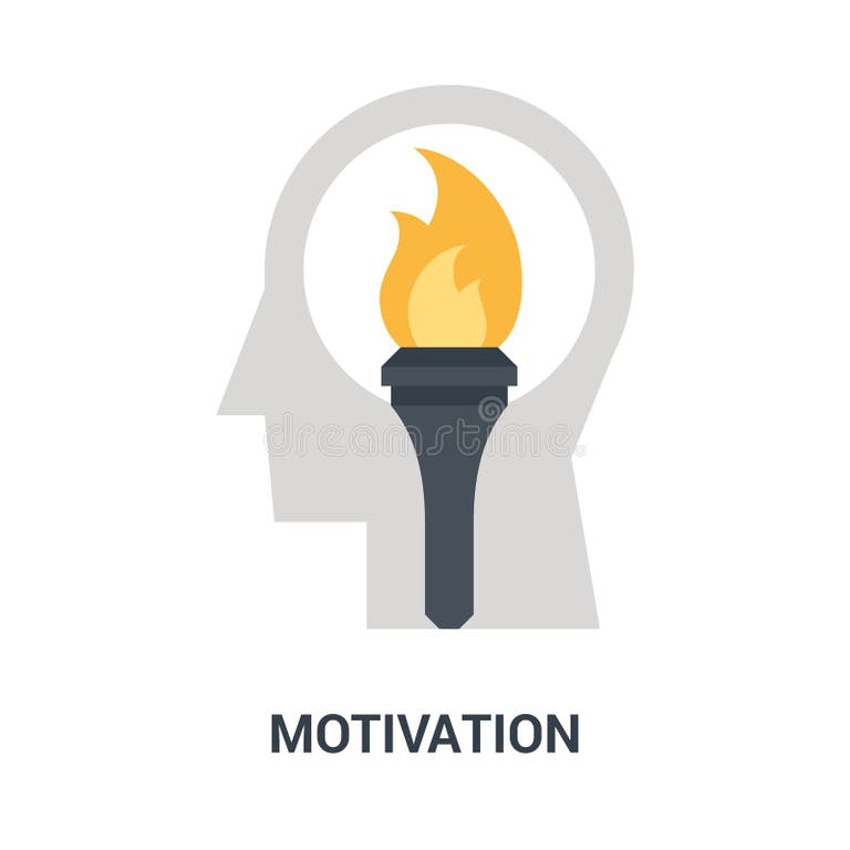 Motivation icon concept stock vector. Illustration of concept - 364382050
